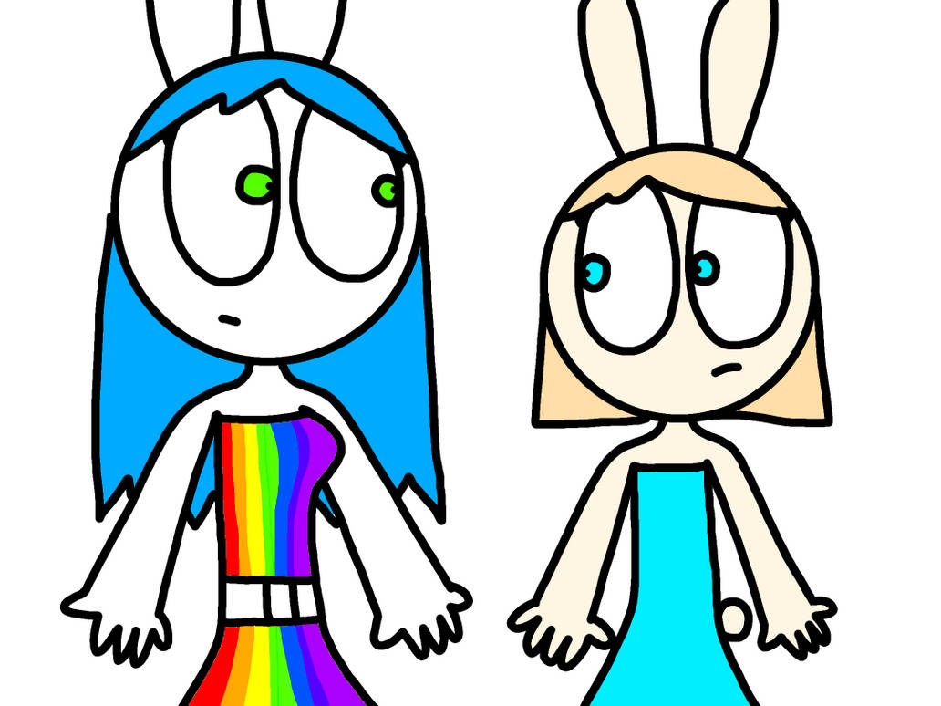 Rayni The Bunni Meets Rebecca Rabbit By Therevenge12345 On Deviantart