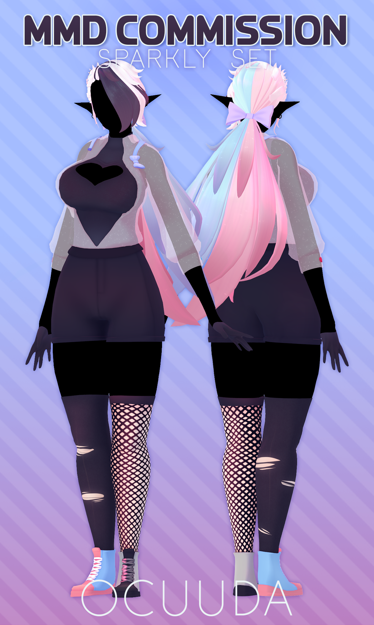Mmd Commission Sparkly Set By Ocuuda On Deviantart