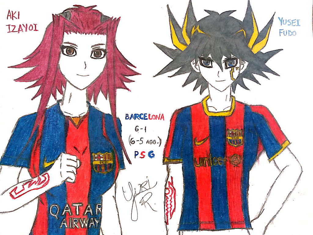 Aki Izayoi And Yusei Fudo Remontada By Yuri Spfc On Deviantart