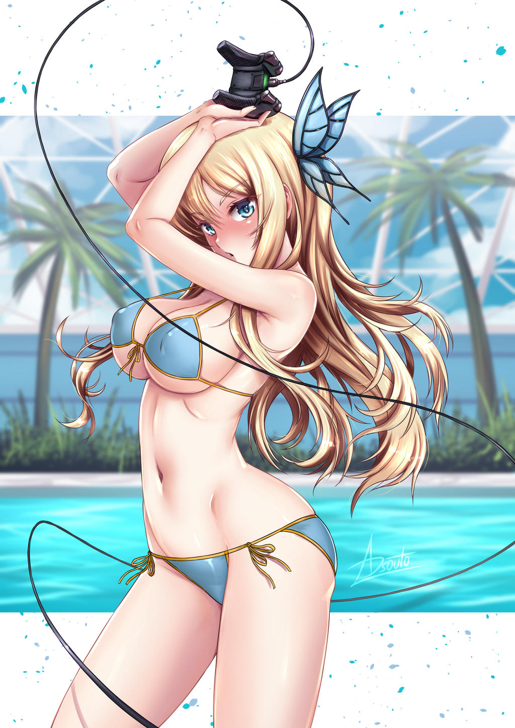 Sena Kashiwazaki Haganai Bikini By Adsouto On Deviantart