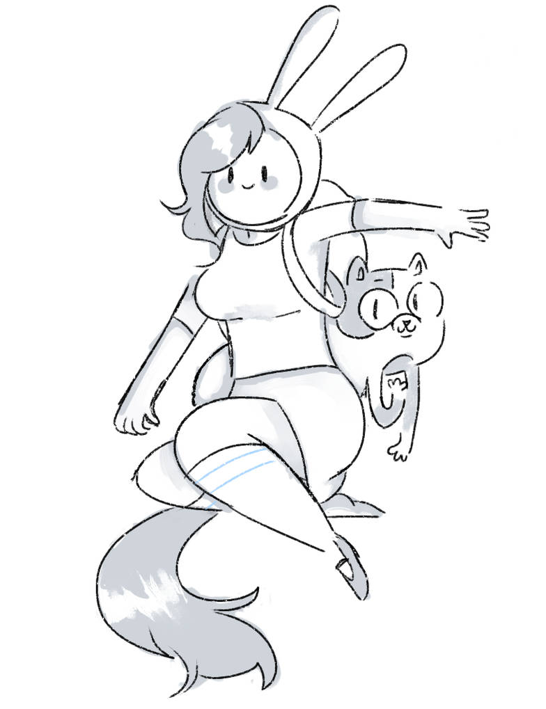 Fionna And Cake By Yuujae On Deviantart