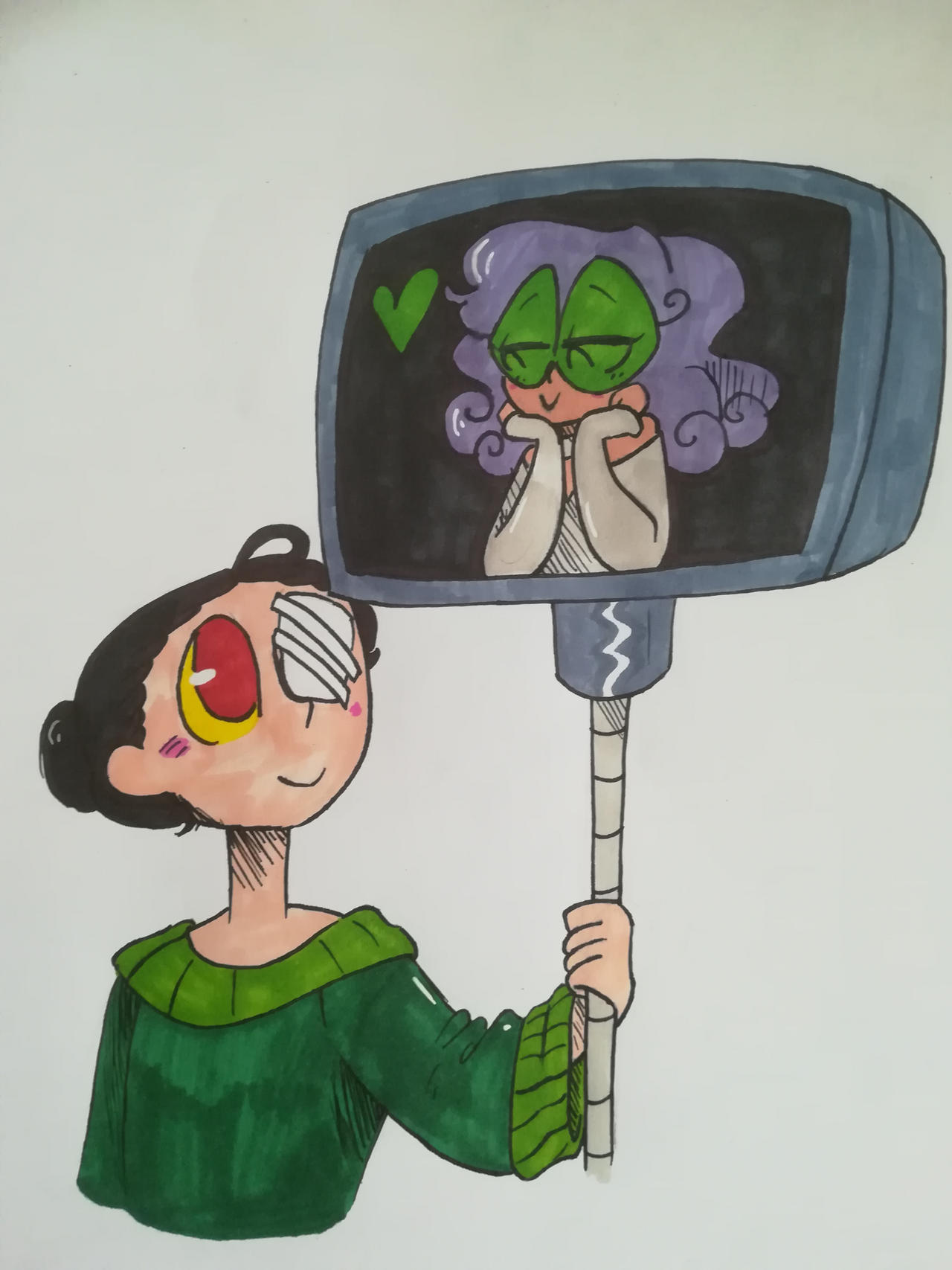 Plankton And Karen As Teenagers By Cuteloveloverakacll On Deviantart