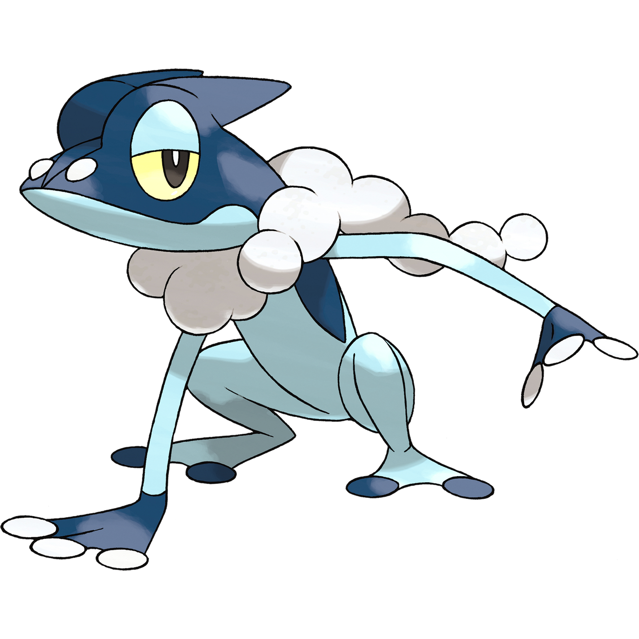 Shiny Frogadier Sugimori Art Edit By Rattafratz On Deviantart
