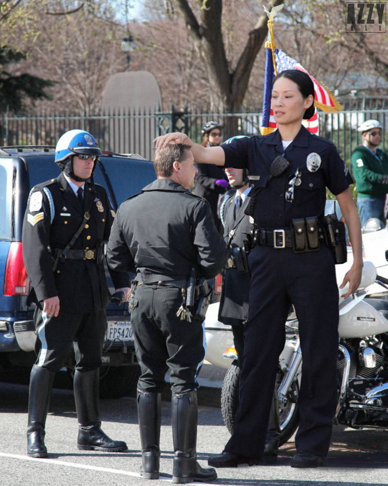 Lucy Liu Giant Cop By Azzyale On Deviantart