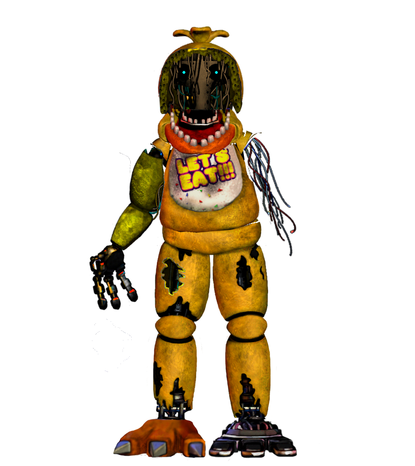 Swaped Withered Chica Bonnie By Luismana On Deviantart
