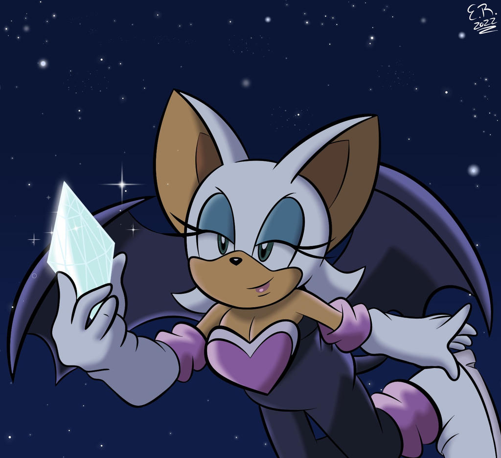 Sonic X Redraw Rouge By Shadow4one On Deviantart