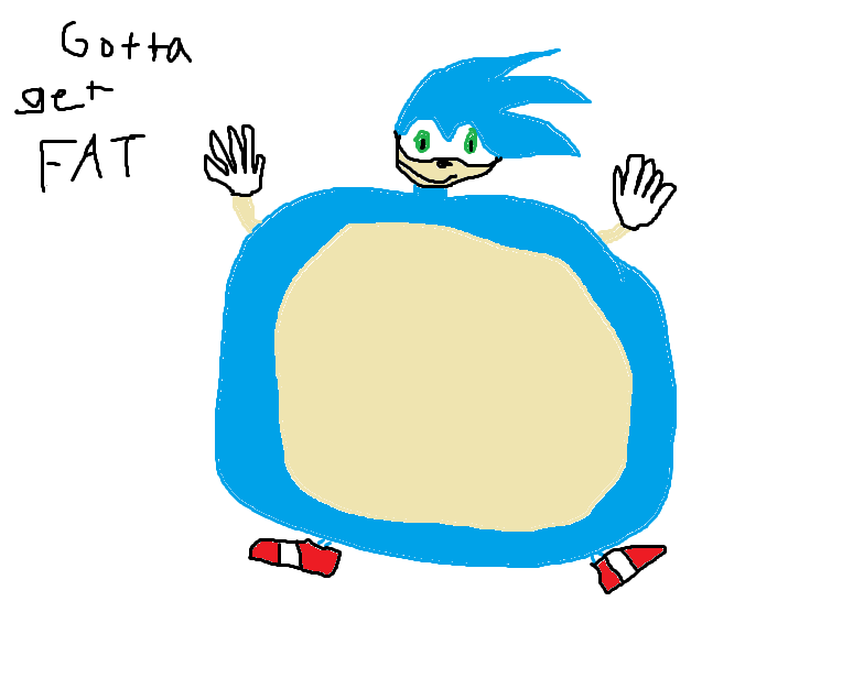 Hot Sonic Inflation By Elfake98 On Deviantart