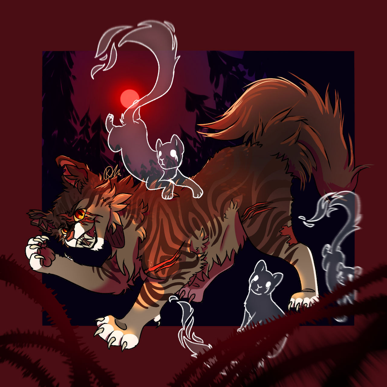 Brokenstar Warrior Cats By Red Waffle Storm On Deviantart