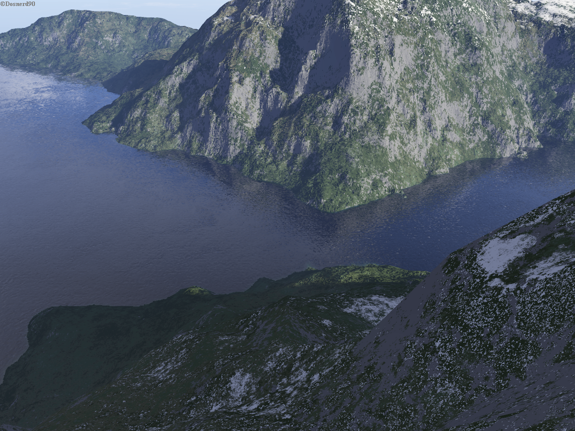 Mountain side view by Dosnerd90 on DeviantArt