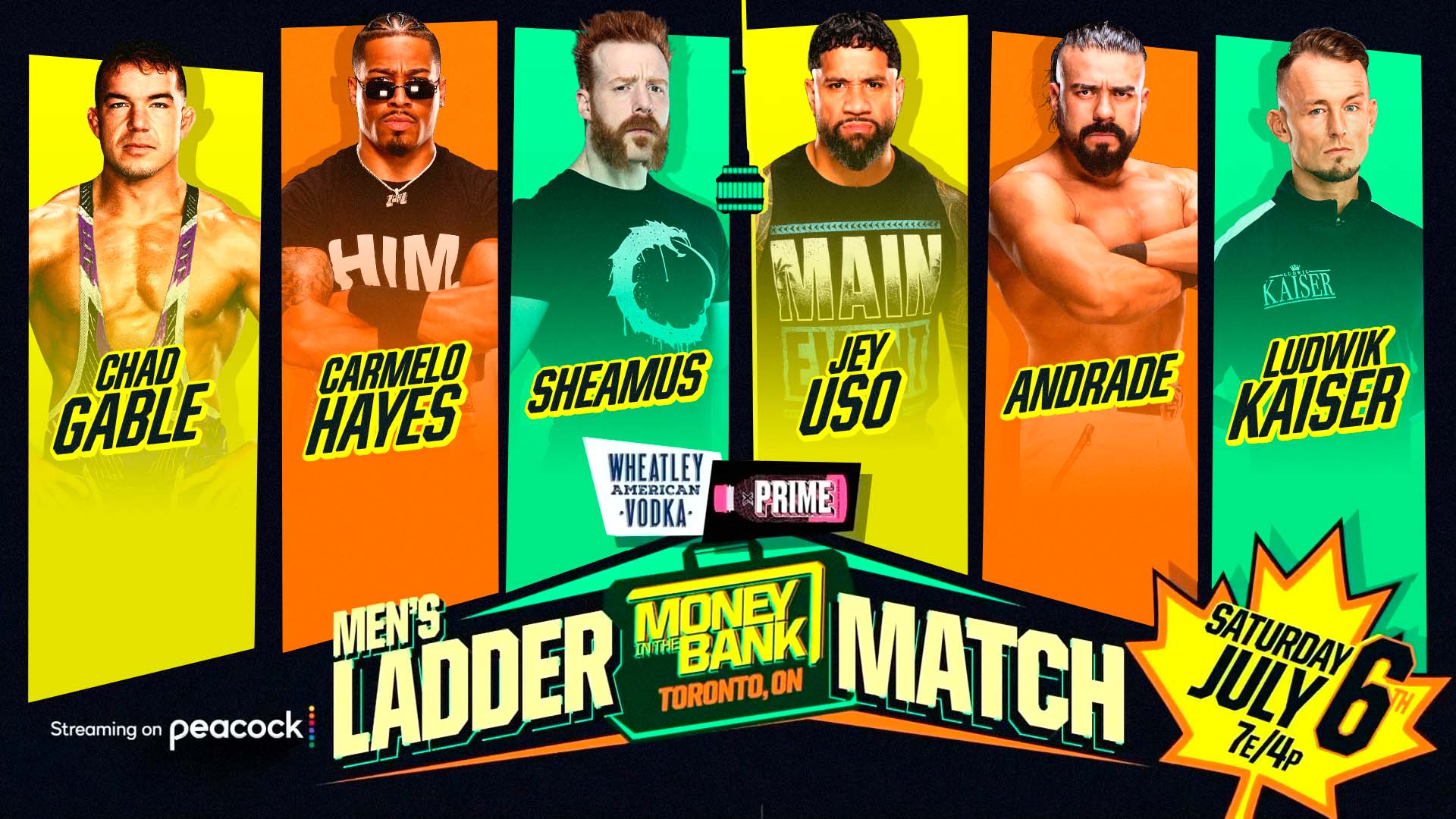 Wwe Money In The Bank 2024 Mitb Ladder Match Card By Wwerenders2020 On