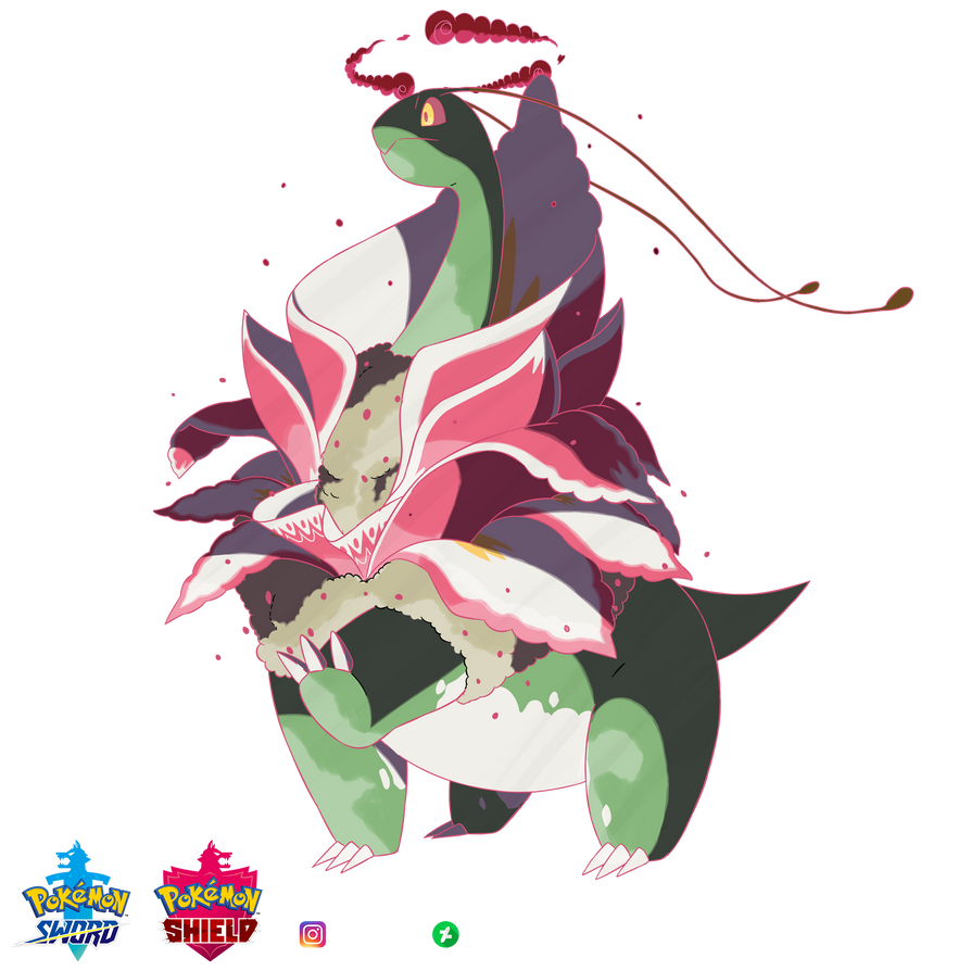 Meganium Gmax By Trainerlouie On Deviantart