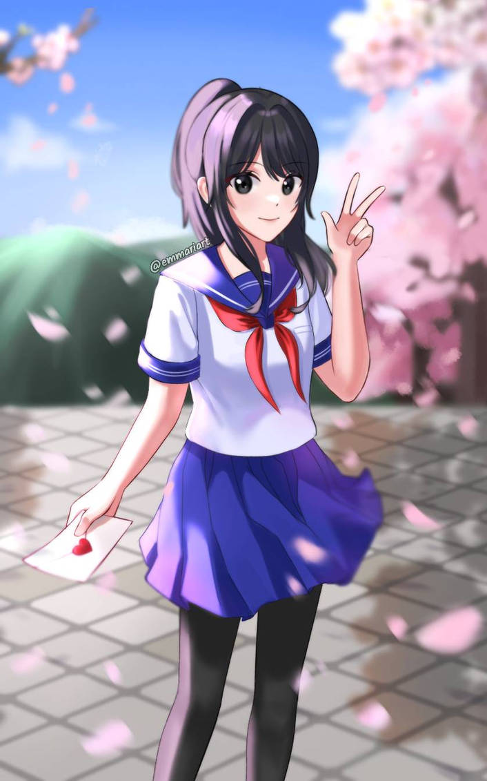 Ayano Aishi By Emmariart On Deviantart