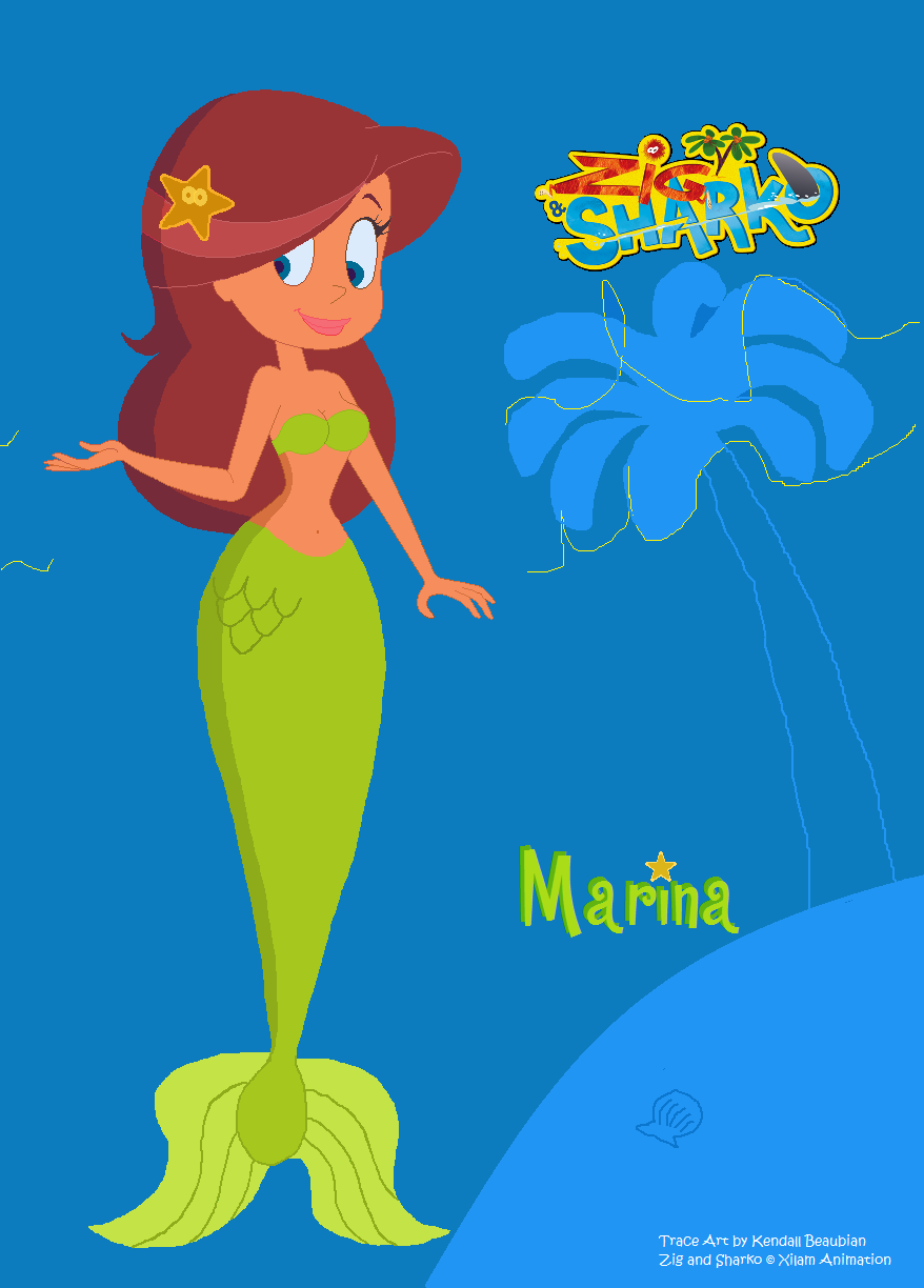 Marina Zig And Sharko By Chompy2000 On Deviantart
