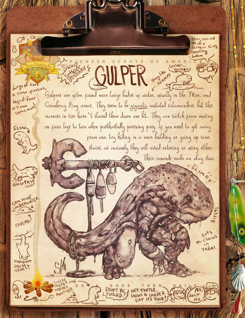 Fallout Bestiary Gulper By Overshia On Deviantart