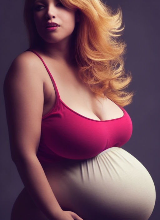 Heavily Pregnant Blonde Woman By Geopoko On Deviantart
