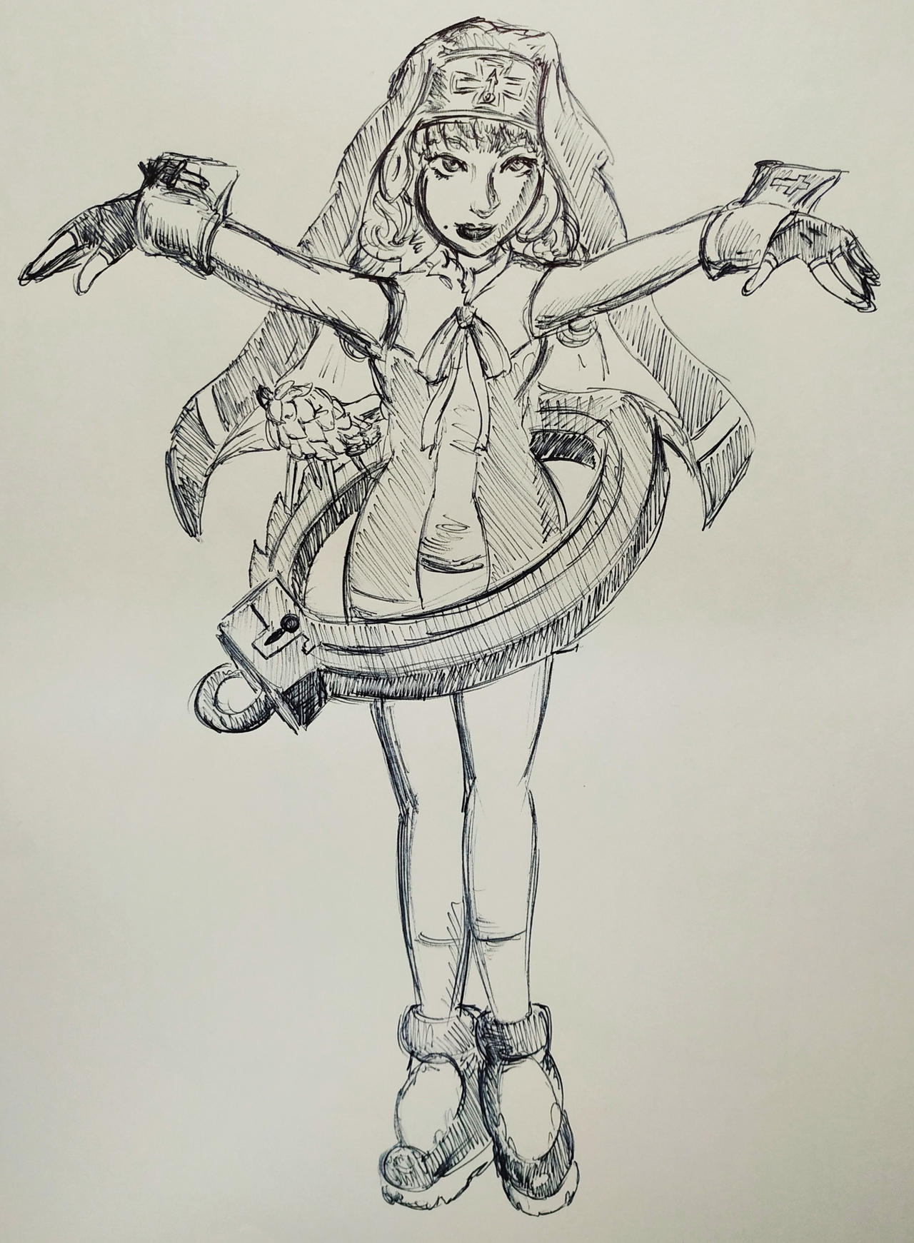 Fear And Hunger X Guilty Gear Marina As Bridget By Pikapika212 On Deviantart