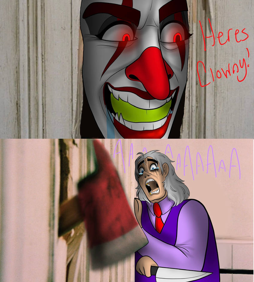 The Shining Heres Johnny Scene Redraw By Artremaker4000 On Deviantart