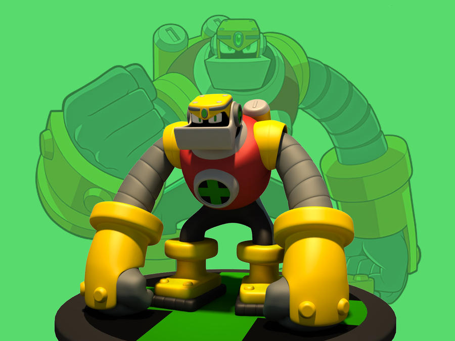 MMBN fanart - GutsMan.EXE - front by DanOcean on DeviantArt MMBN fanart - GutsMan.EXE - front by DanOcean on DeviantArt
