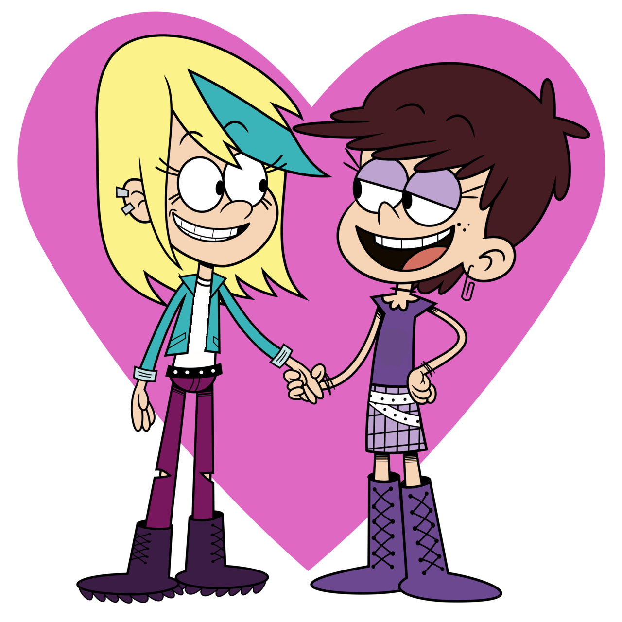 Luna Loud X Sam Sharp In Love By Ks0210 On Deviantart
