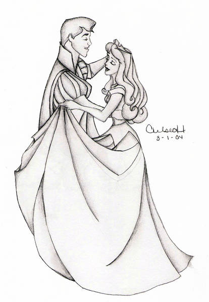 aurora and prince phillip coloring pages