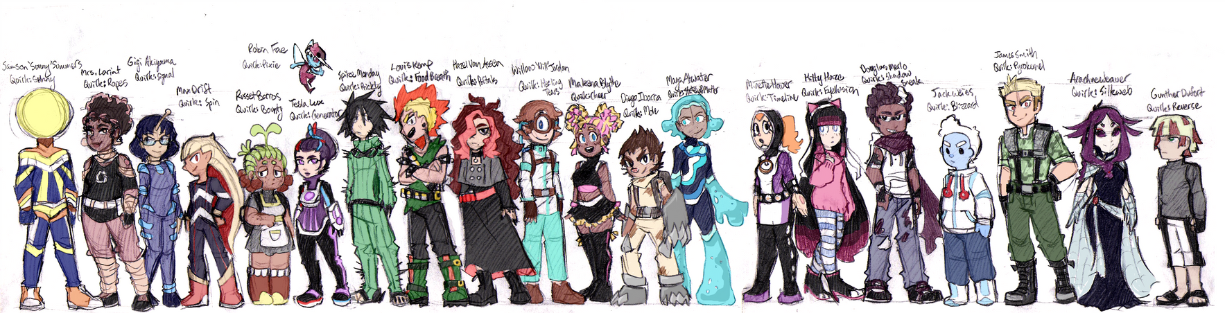 Hero Academia Oc Class By Coonae On Deviantart