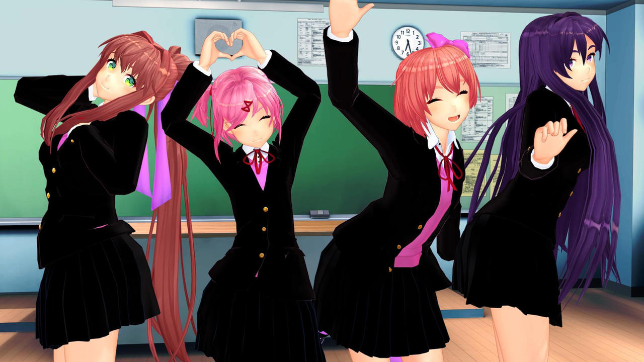 Ddlc X Blackpink By Kucero On Deviantart