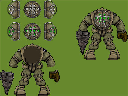 Big Daddy Spritesheet by TupperwareNinja on DeviantArt