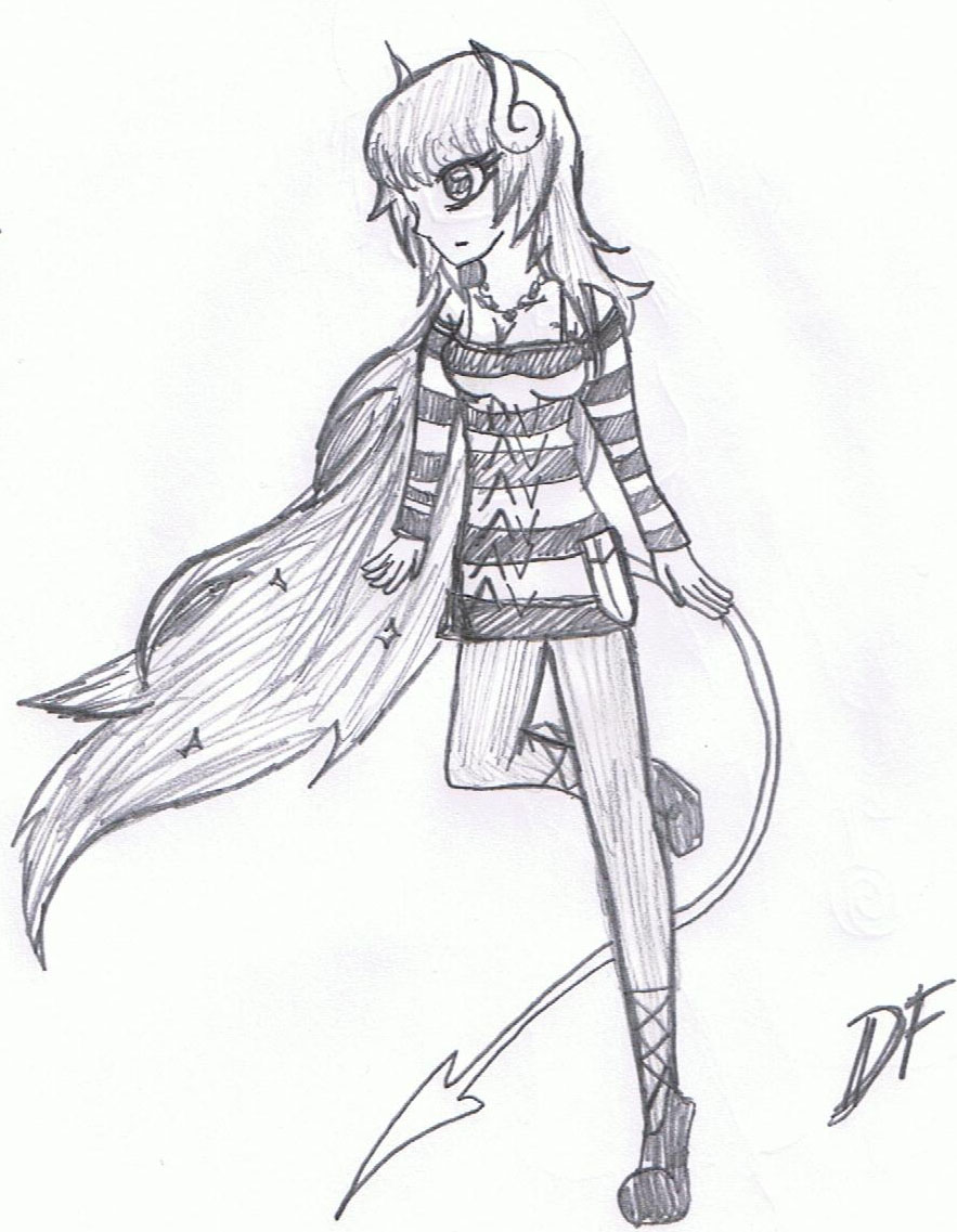 Anime Girl Sketch 1 By Iian6 On Deviantart