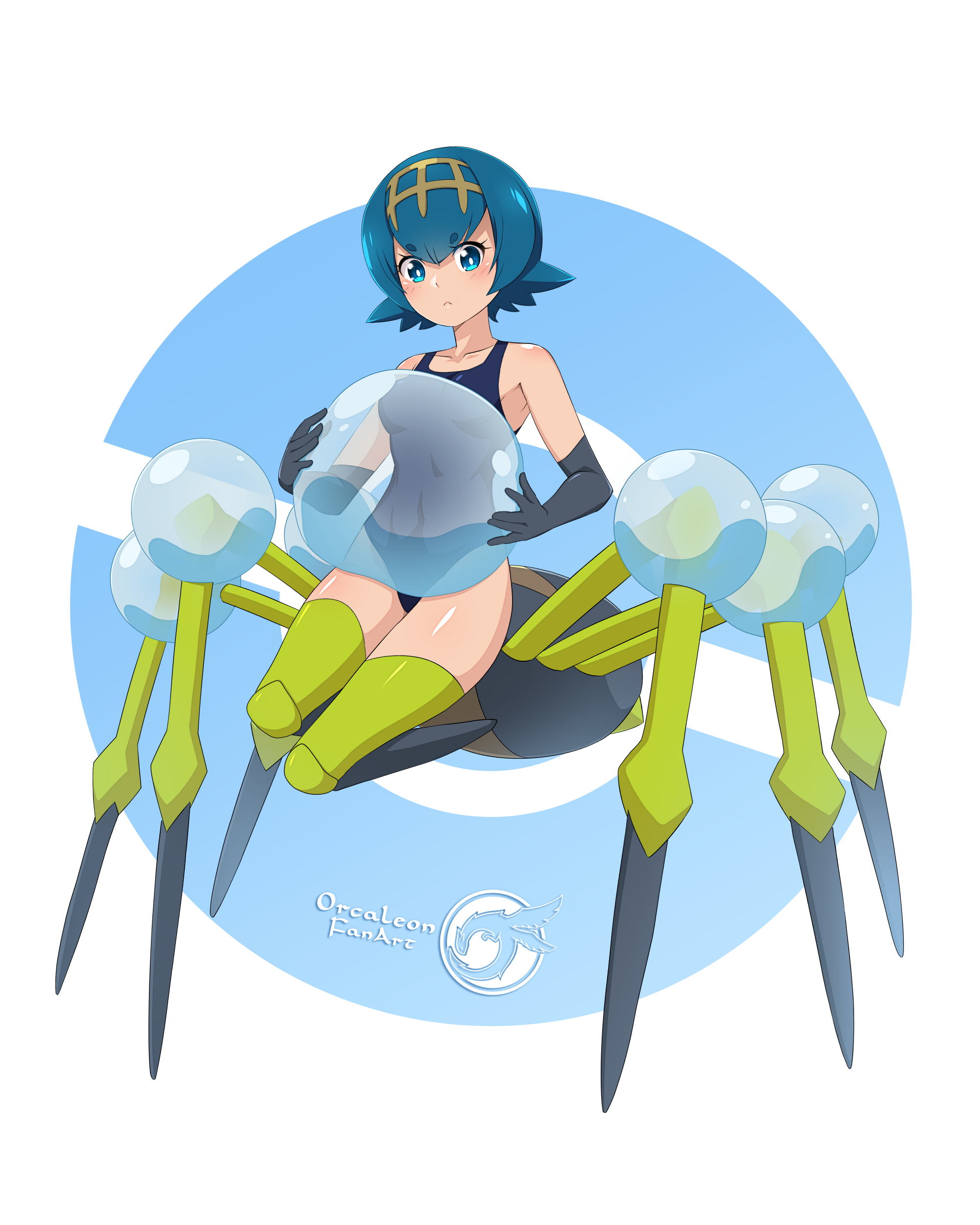 Lana Araquanidpokemonster Girl 08 By Orcaleon On Deviantart