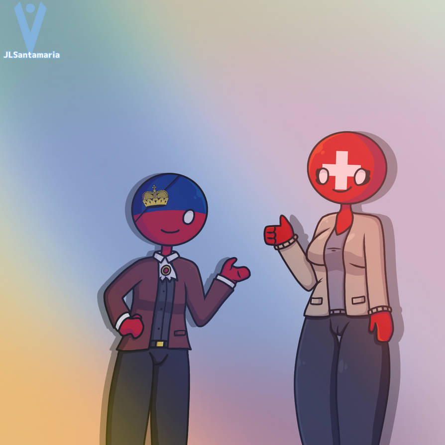 Countryhumans Liechtenstein Y Suiza By Jose11santamari On Deviantart