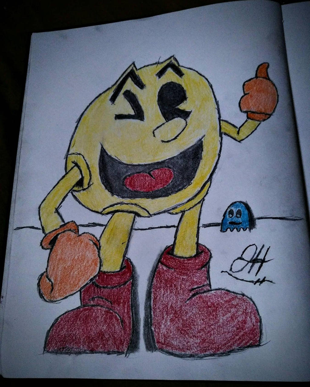 Pacman Thumbs Up By Imjustjoshinya On Deviantart