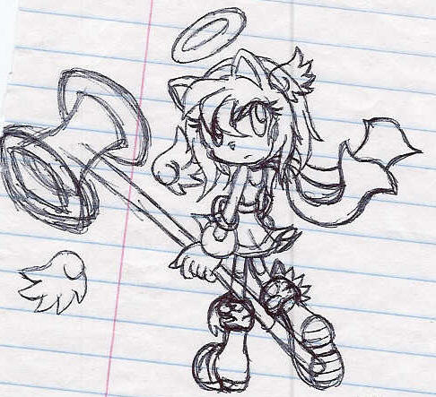 Angelic Girl - Amy sketch by SonAmyForever on DeviantArt
