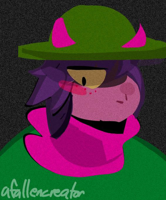Susie Wearing Ralsei Clothes By Afallencreator On Deviantart