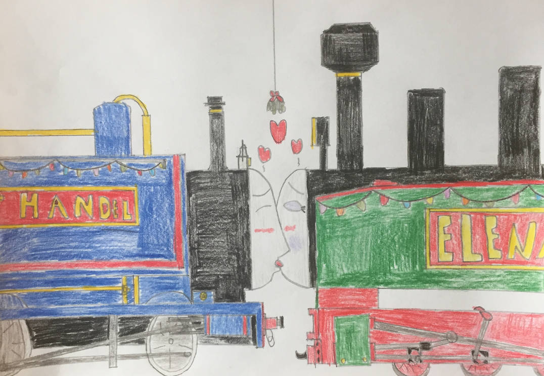 Sir Handel X Elena Mistletoe Kiss By Jwwprod On Deviantart