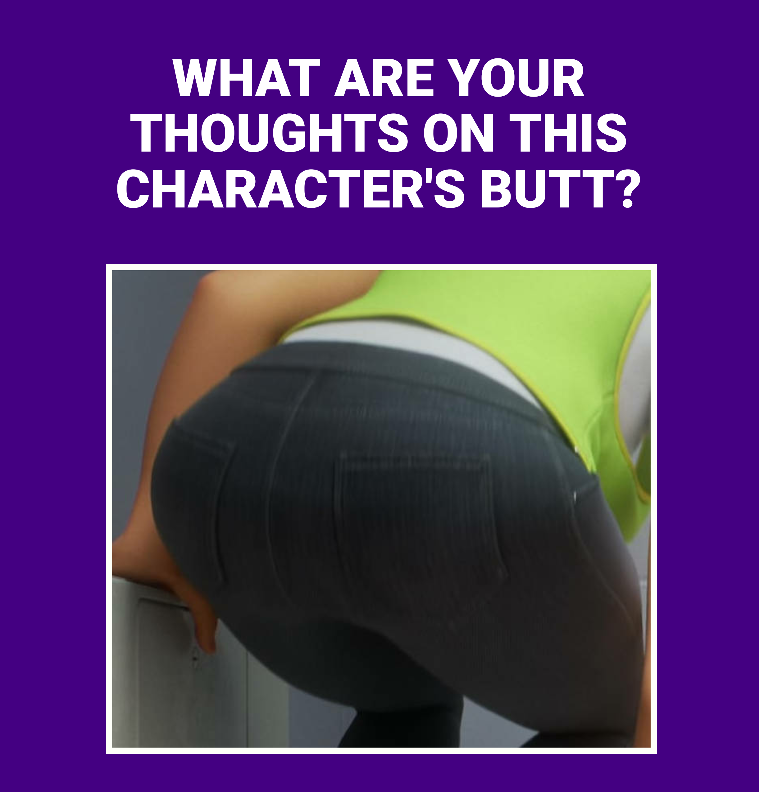 What Are Your Thoughts On Sam Greenfields Butt By Vwxyzxx00233 On Deviantart