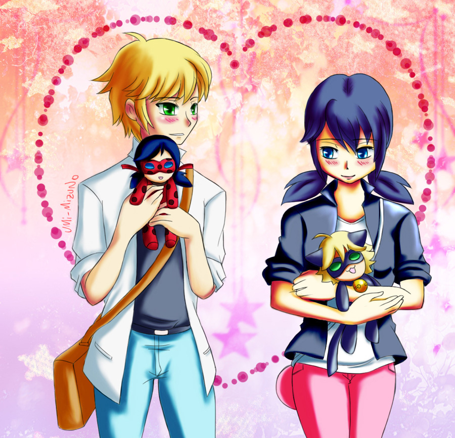 Miraculous Lovely Adrienette By Umi Mizuno On Deviantart
