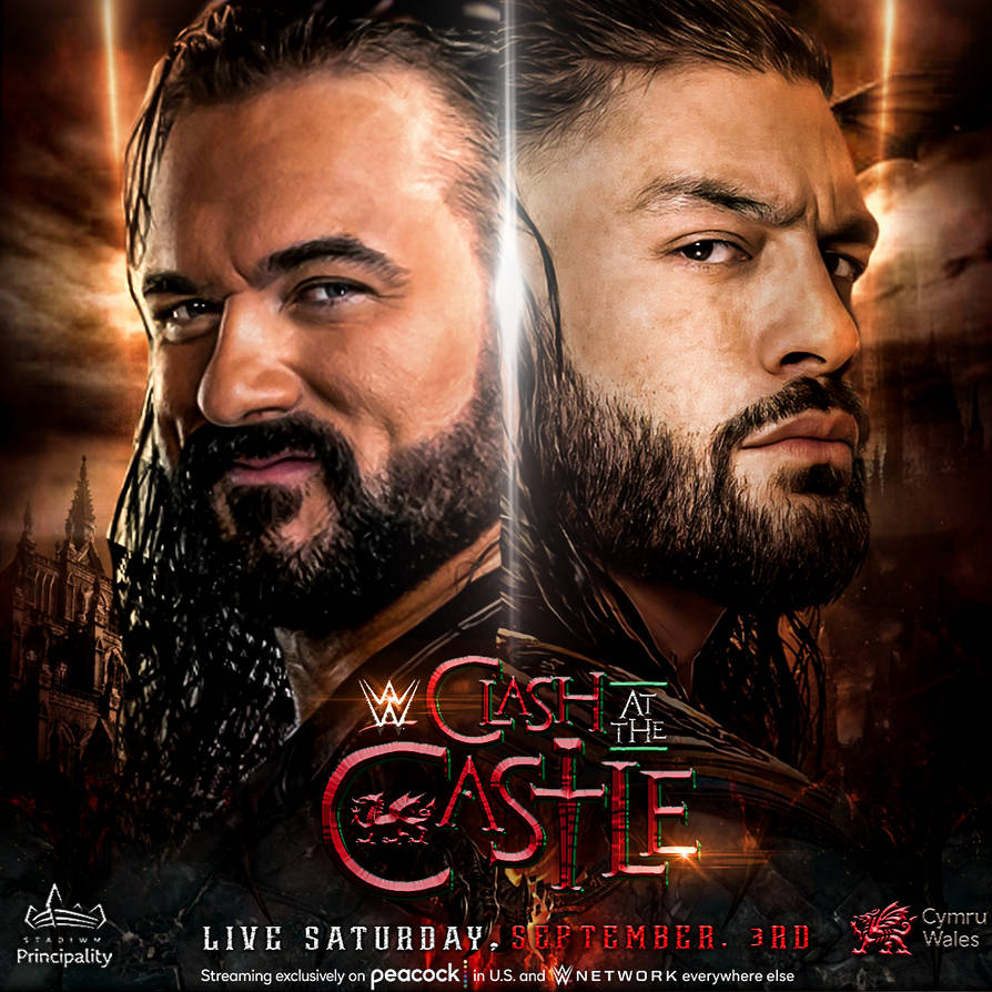 Wwe Clash At The Castle 2022 Custom Poster By Xovision On Deviantart