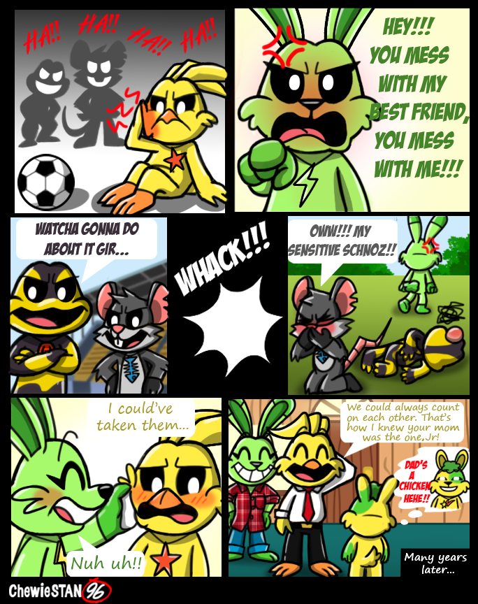 Hoppy Hopscotch x Kickin Chicken BFFs by Chewiefan1996 on DeviantArt Hoppy Hopscotch x Kickin Chicken BFFs by Chewiefan1996 on DeviantArt