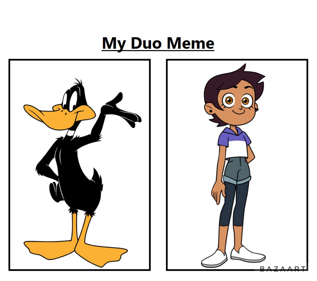 My Duo Meme Daffy Duck And Luz Noceda By Looneyzilla On Deviantart