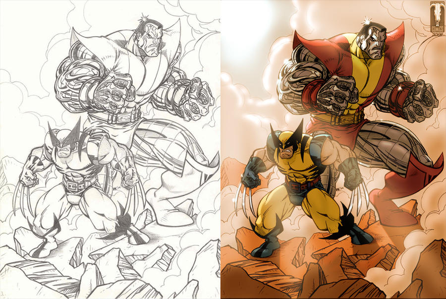Colossus and Wolverine by Marvelfans on DeviantArt