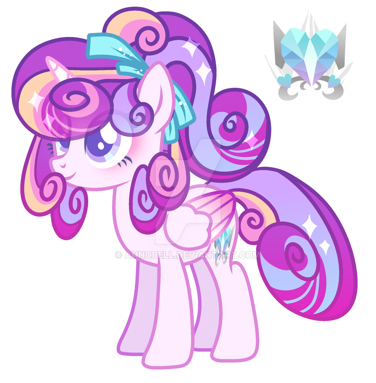 Cadanceflurry Heart By Annobell On Deviantart