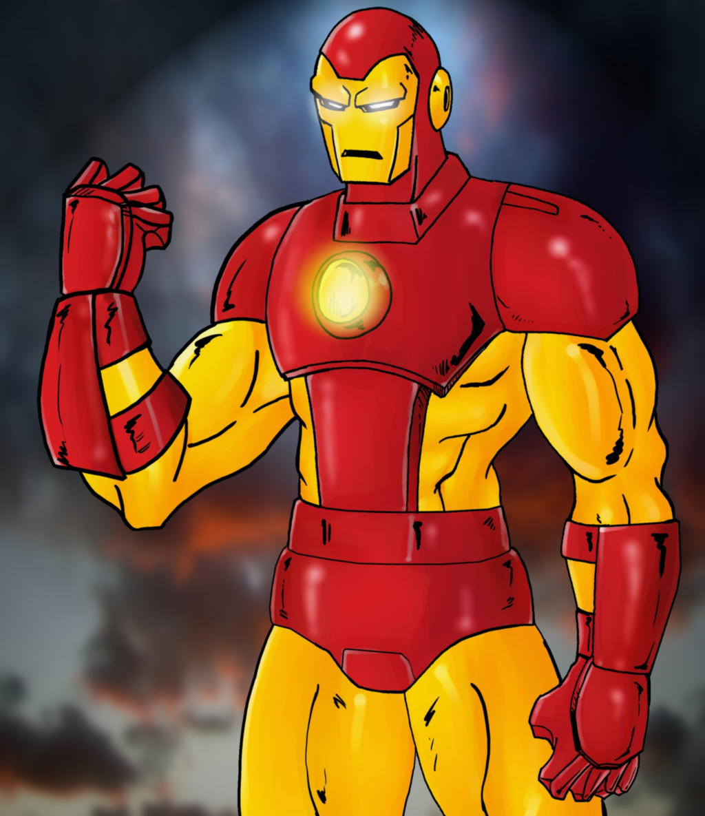 Classic Iron Man By Mawnbak On Deviantart