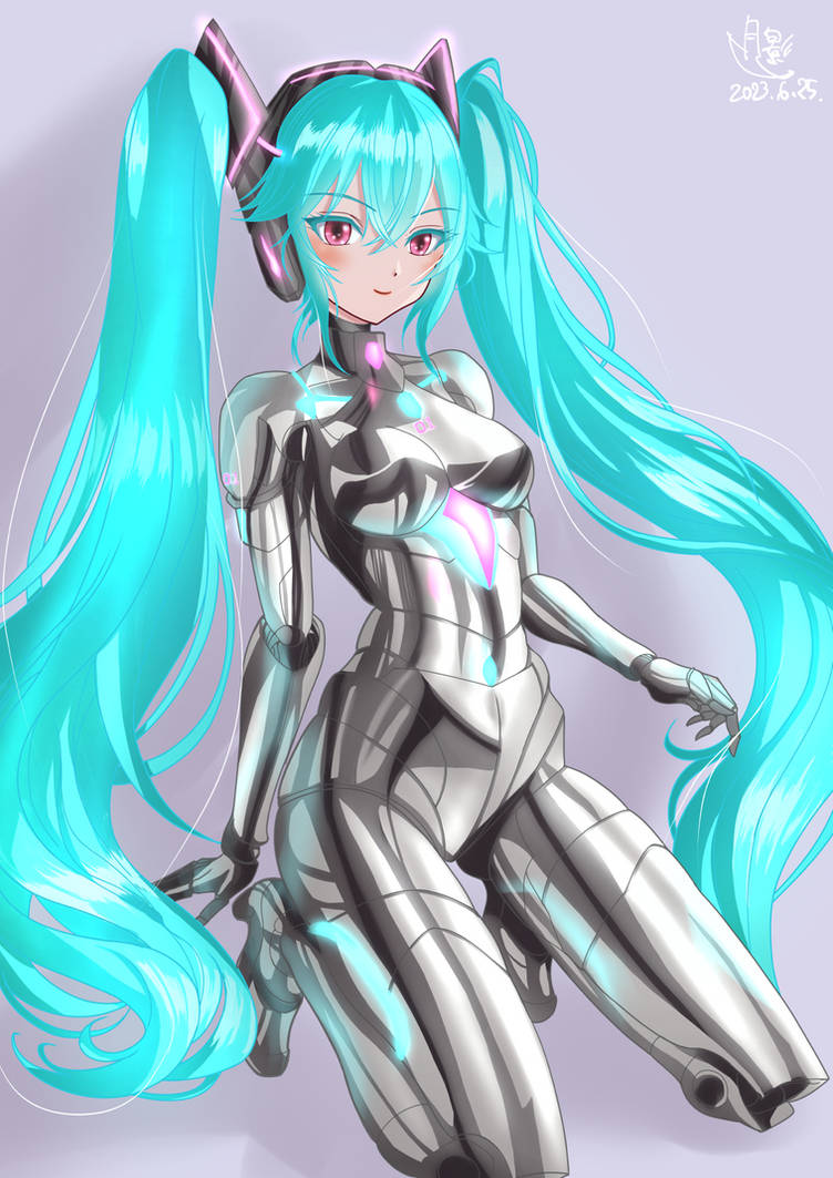 Miku Robot230625 By Tsukikage Kyou On Deviantart