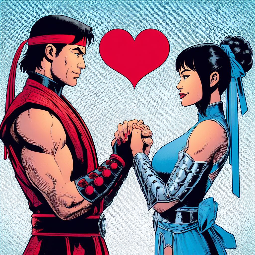 Liu Kang X Kitana By Ibest14 On Deviantart