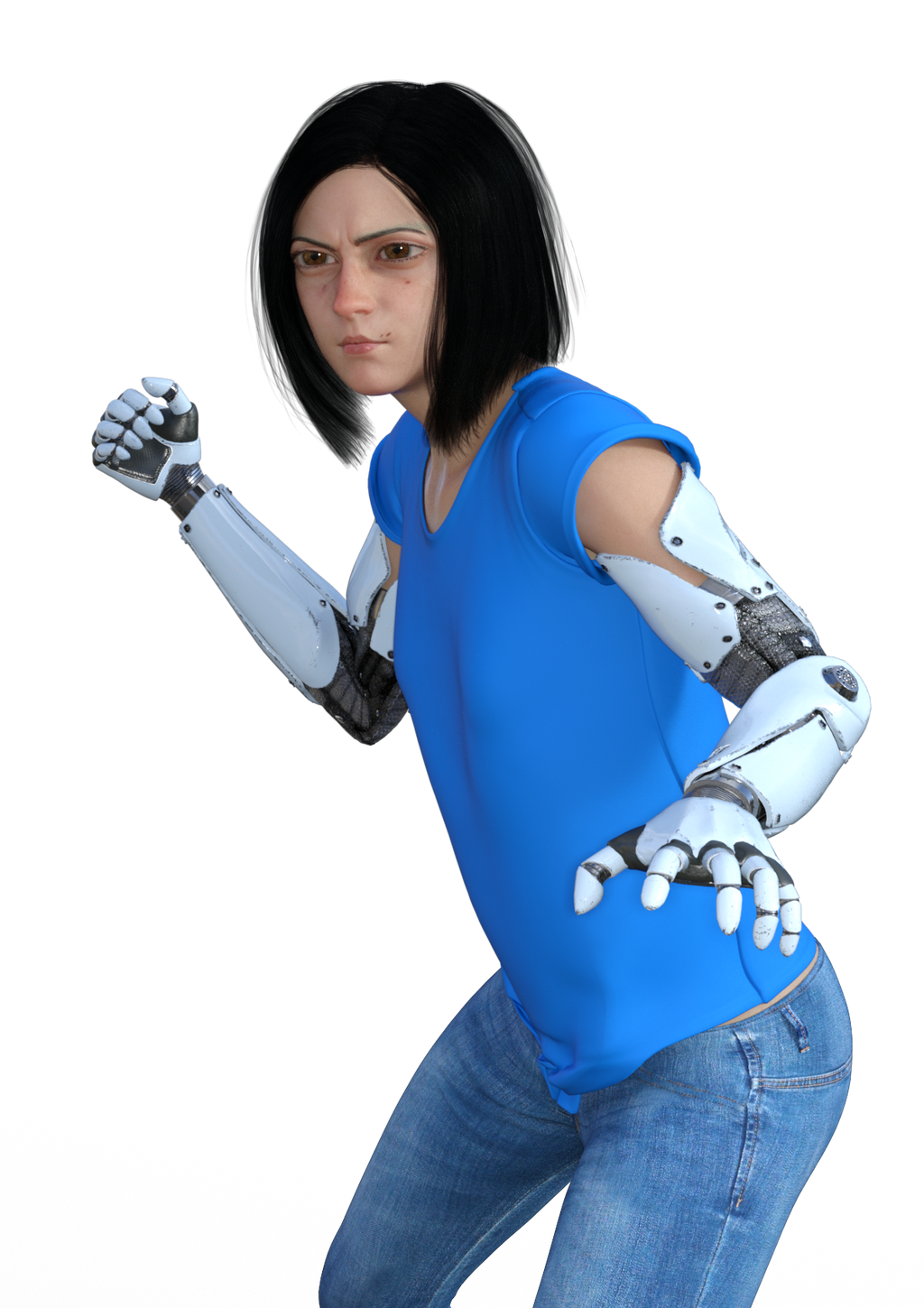 Alita Battle Angel Wip By Deviant Artist On Deviantart