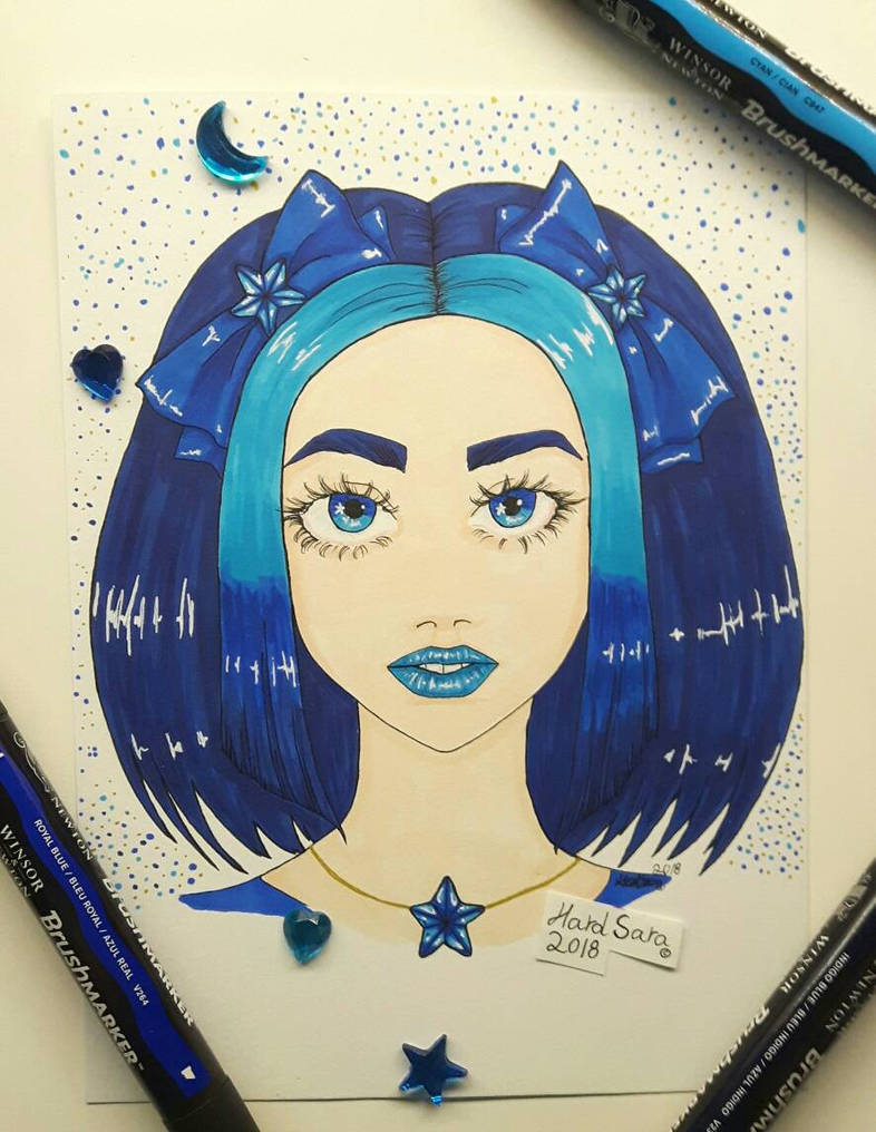 Ice Blue Star By Hardsara On Deviantart