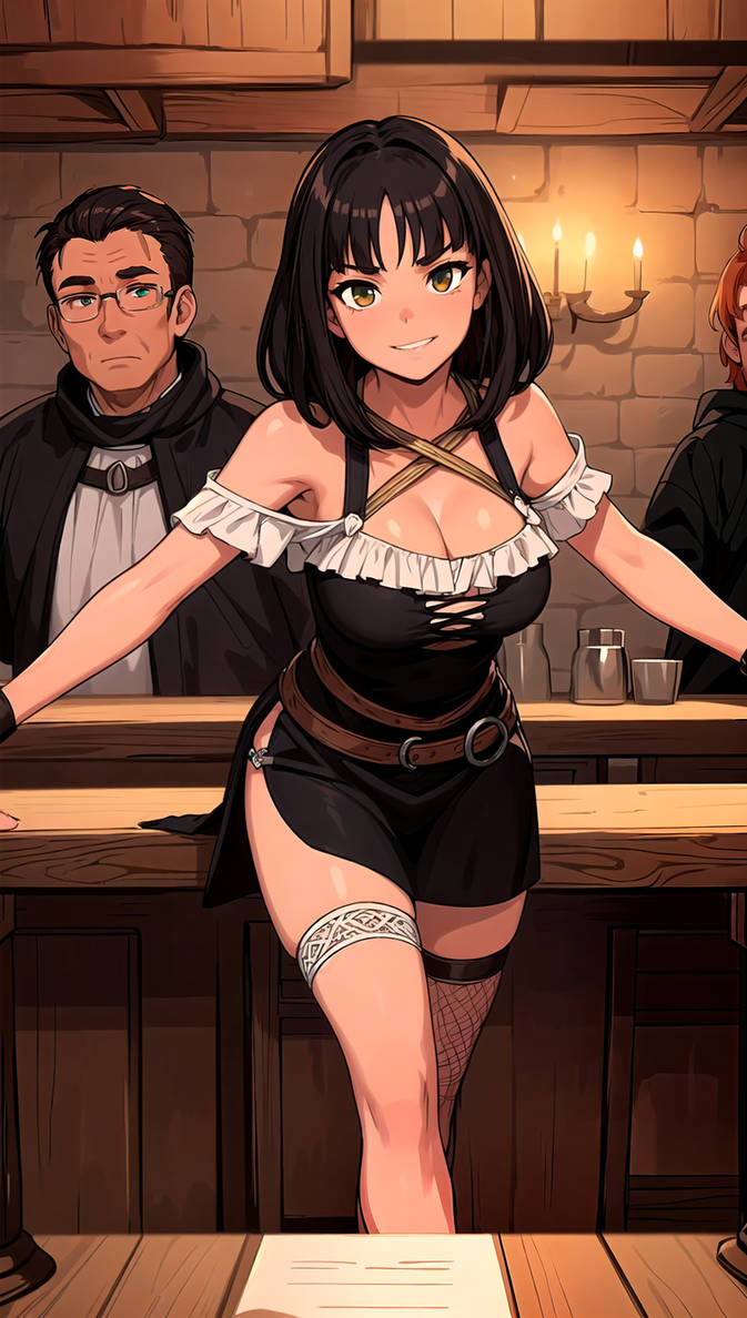 Female Barmaid By Moanygamer On Deviantart