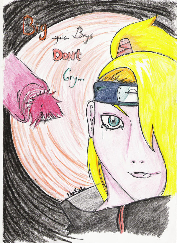 Big Boys don't cry - Deidara by NeoRinku on DeviantArt