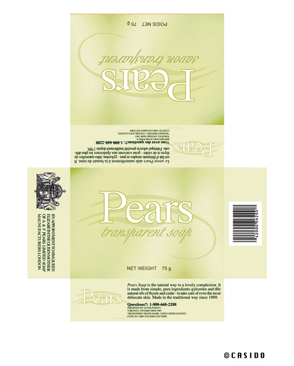 Pears Soap Package Re-design by SmileNaked on DeviantArt