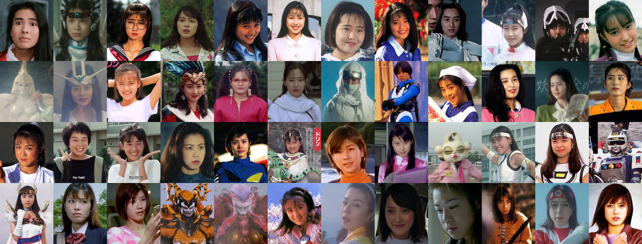Super Sentai Female Rangers And Extras 1989 2001 By Adrenalinerush1996 On Deviantart